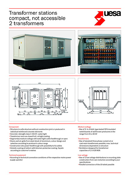 compact stations, not accessible transformer stations | uesa GmbH